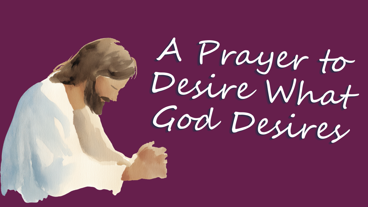A Prayer to Desire What God Desires for Your Life | Your Daily Prayer ...