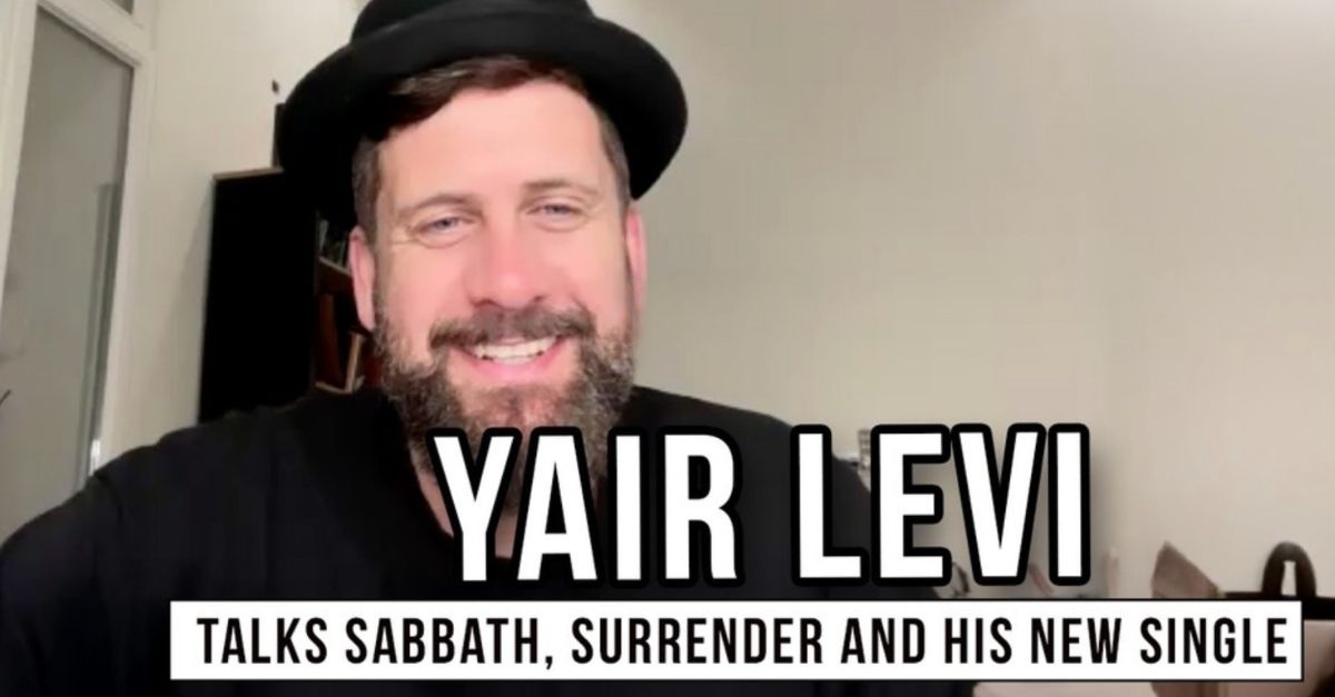 Israeli Jewish Singer Yair Levi Bridges Faith Through Sabbath - Video ...